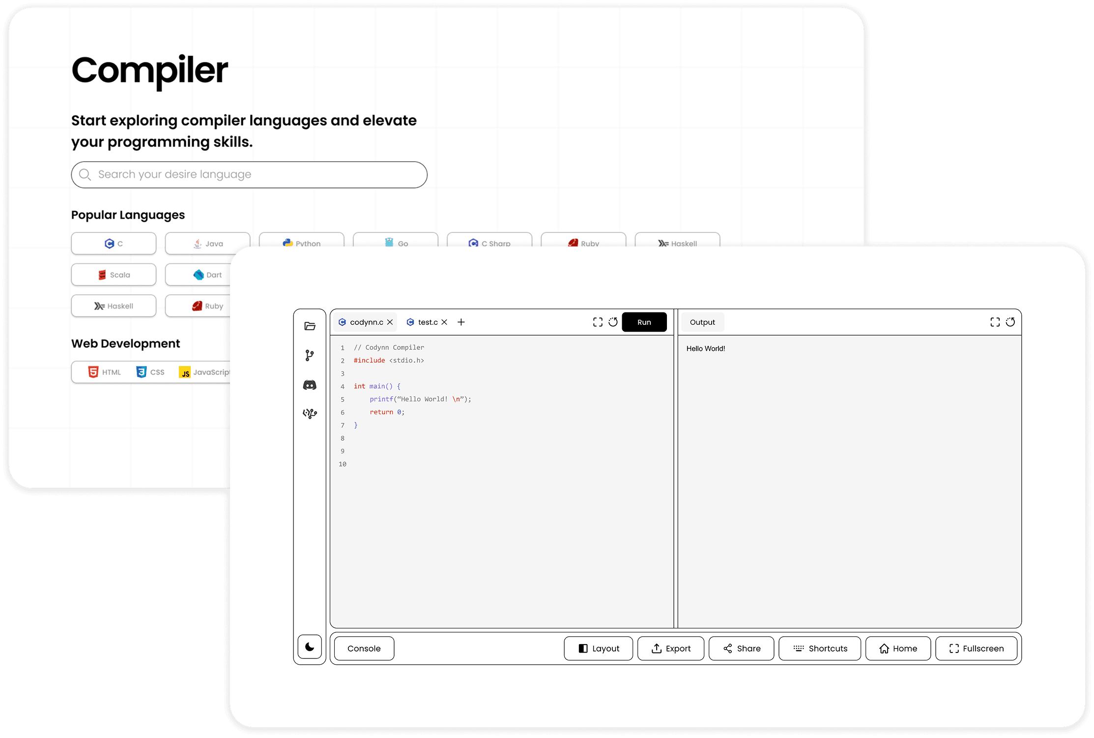 Codynn: Courses, Online Compiler, Challenges & Coding Blogs